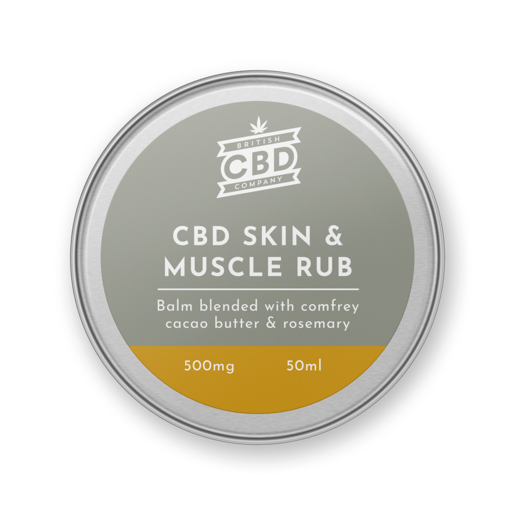 CBD Skin & Muscle Rub (50ml Pot) | The British CBD Company